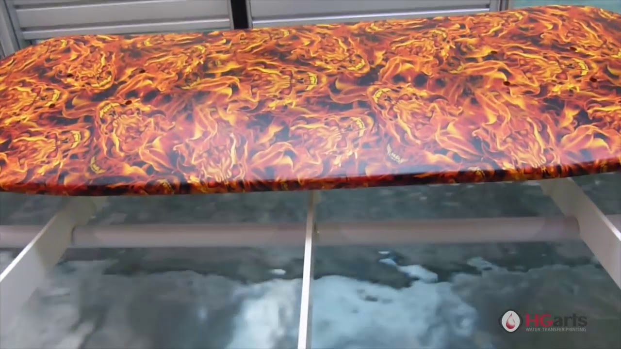 HG Arts Water Transfer Printing Hydrographics HGA FS010 - YouTube