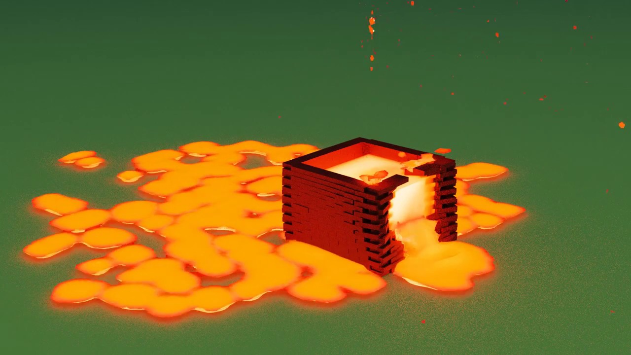 Lava splash 2 - YouTube