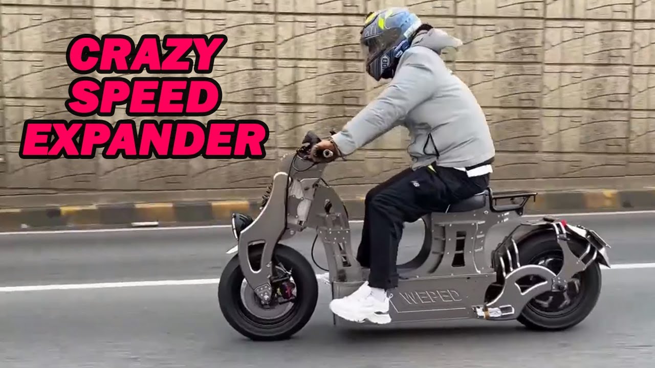 WEPED Sonic Expander | Electric Scooter - YouTube