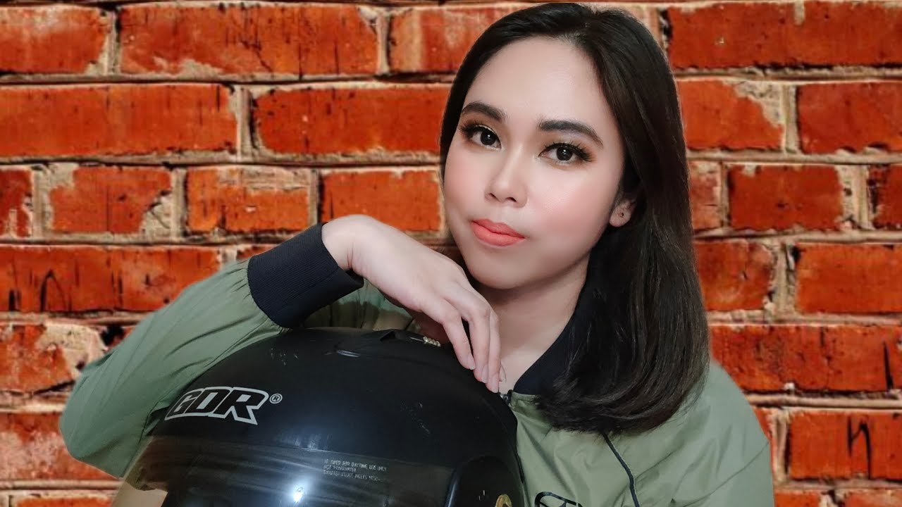 Motorcycle Helmet Makeup | Olive Green Halo Eye Makeup | Tantalash Pro Lashes - YouTube