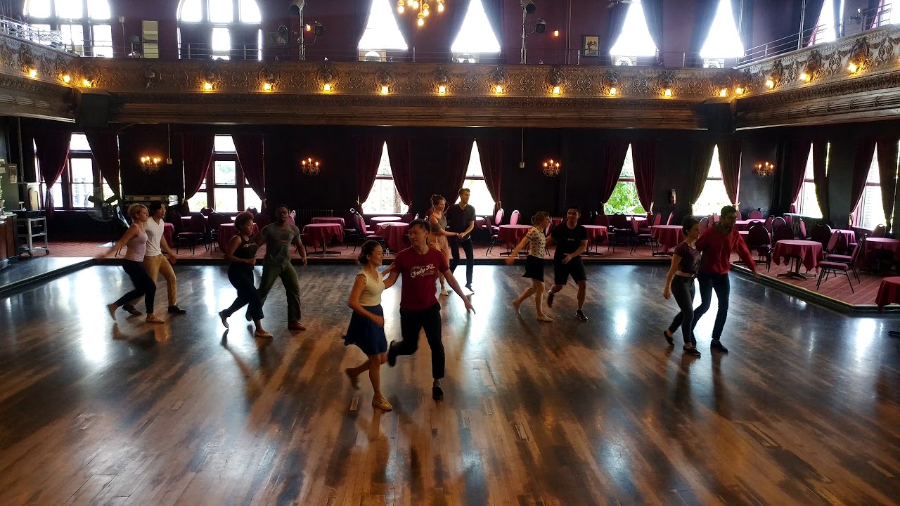 Master Class Routine - Nalla & Jessica @ Savoy Swing Club Seattle Swing Dance Lindyhop 시애틀 스윙댄스 ...