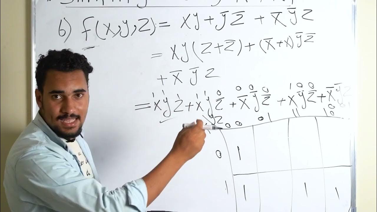 Simplify Using Karnaugh Map #2 - Logic Circuit - YouTube