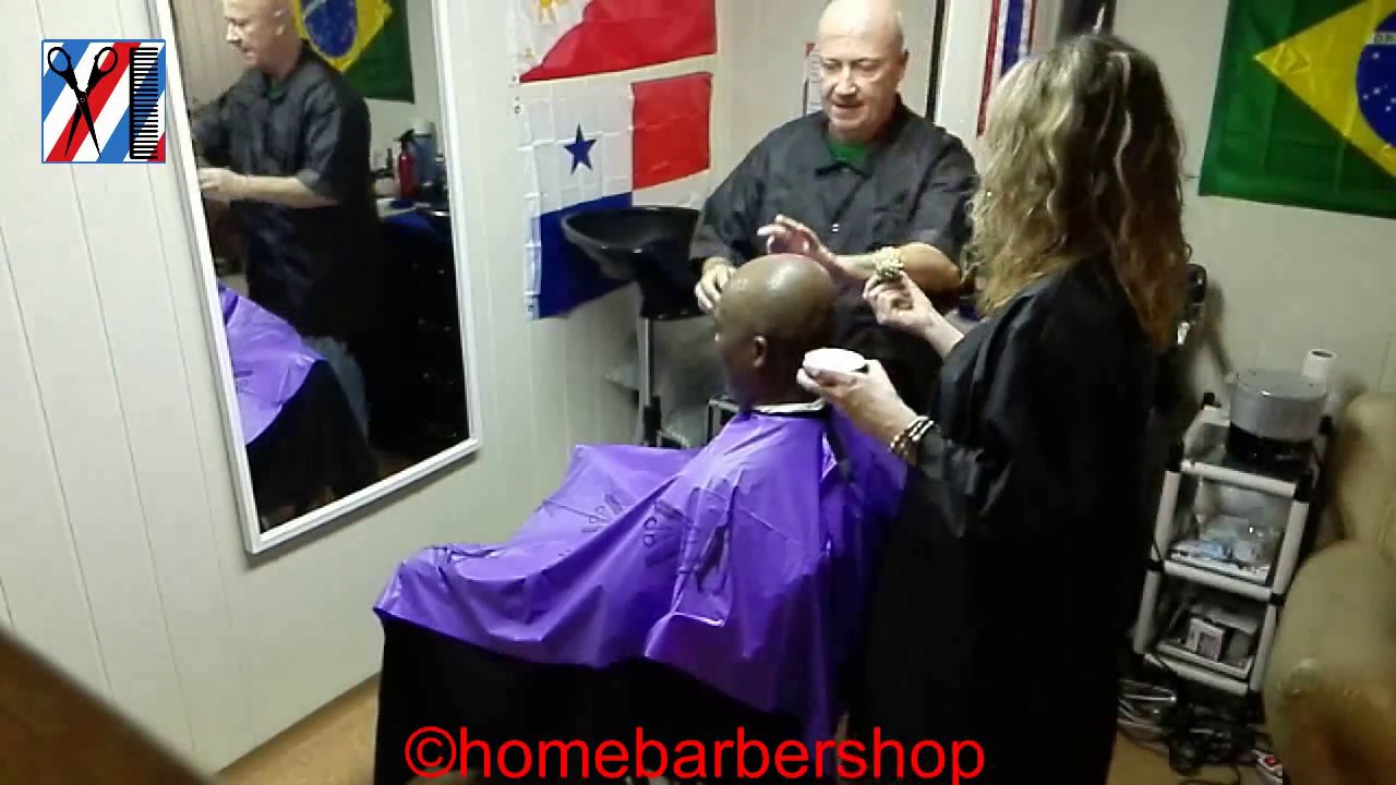 Barberette and Barber in action part.2 - YouTube