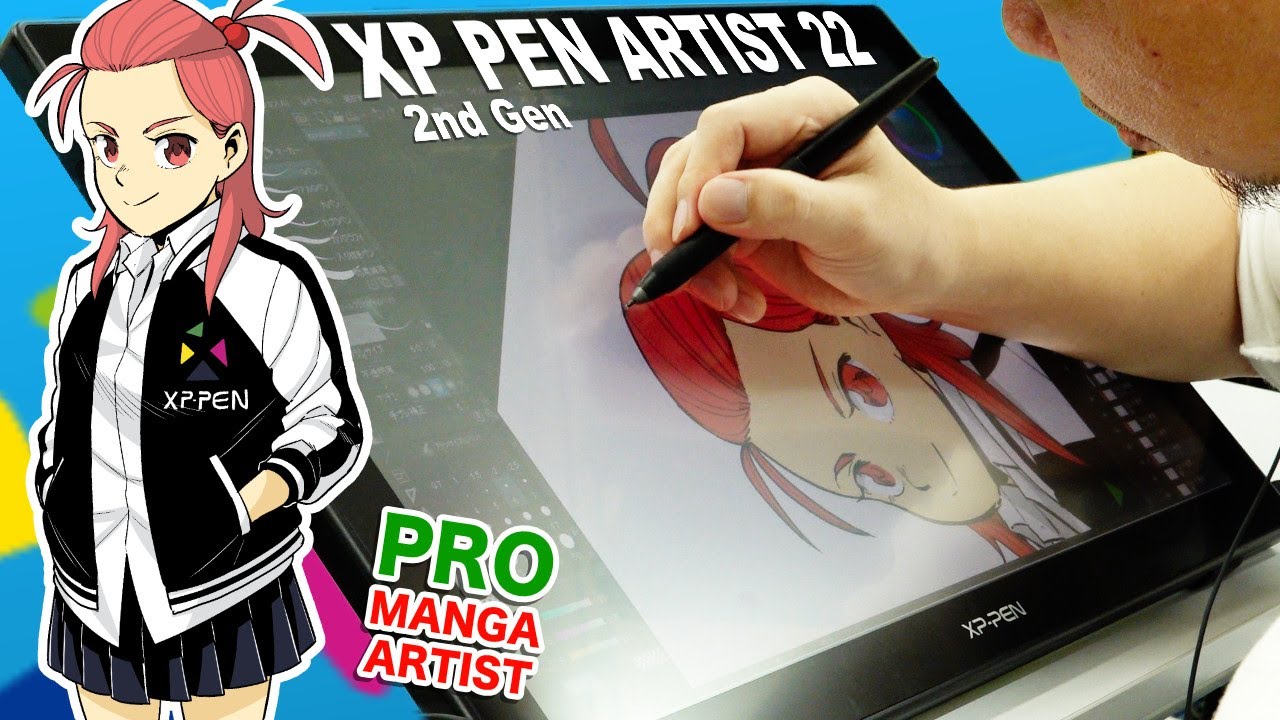 PRO Mangaka Speed Paint｜XP PEN ARTIST 22 -2nd Gen - YouTube