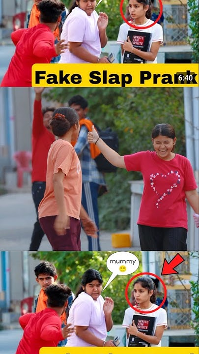 FAKE SLAP PRANK WITH CUTE GIRLS ️😂 || EPIC REACTIONS 😂 #funny #comedy # ...
