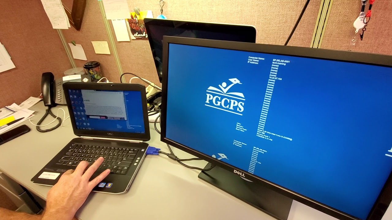 Extended Display: External Monitor to DELL - YouTube
