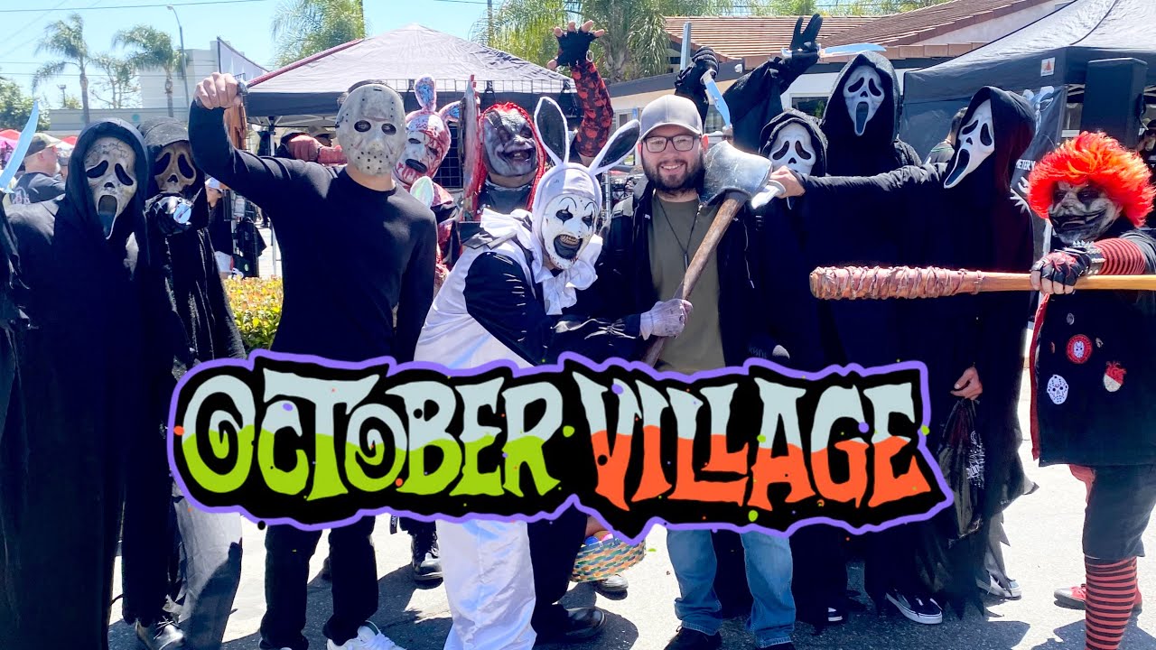 OCTOBER VILLAGE Walkthrough (Vlog) Smoke And Fire Eatery Pomona, CA ...