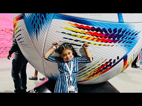 Kids football at FIFA 2022 Fanzone organized by ViSA - YouTube