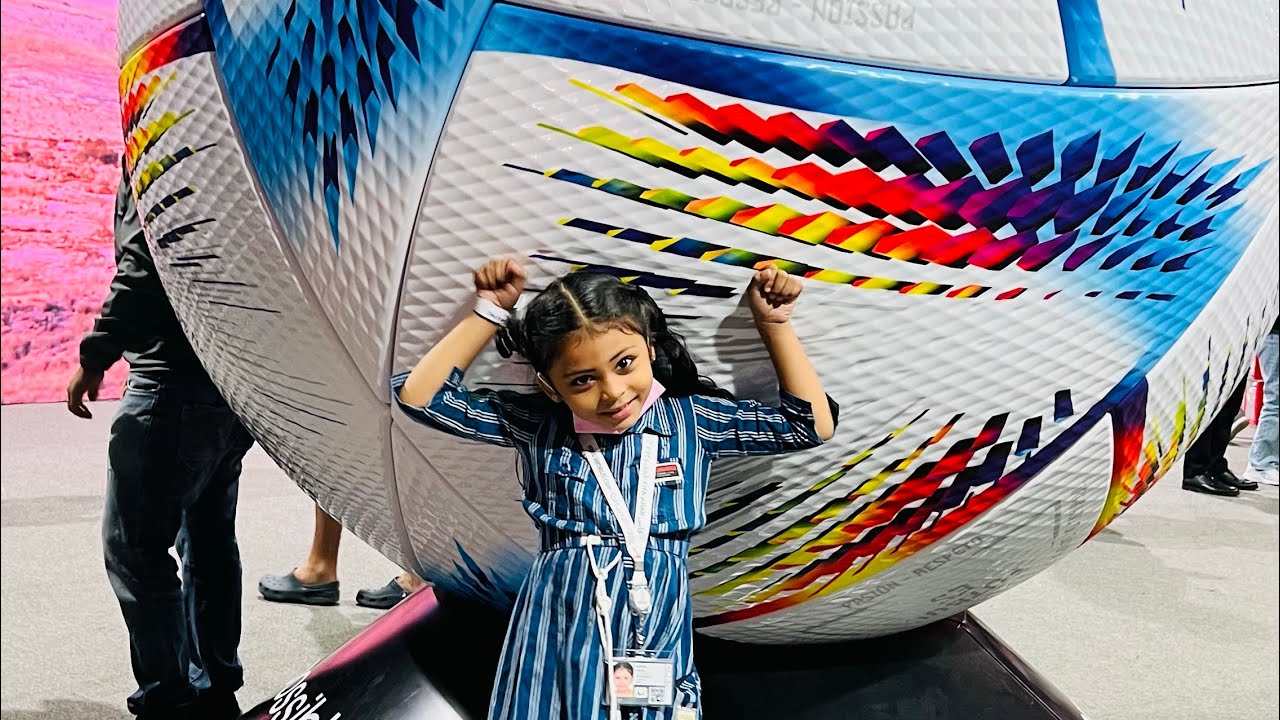 Kids football at FIFA 2022 Fanzone organized by ViSA - YouTube