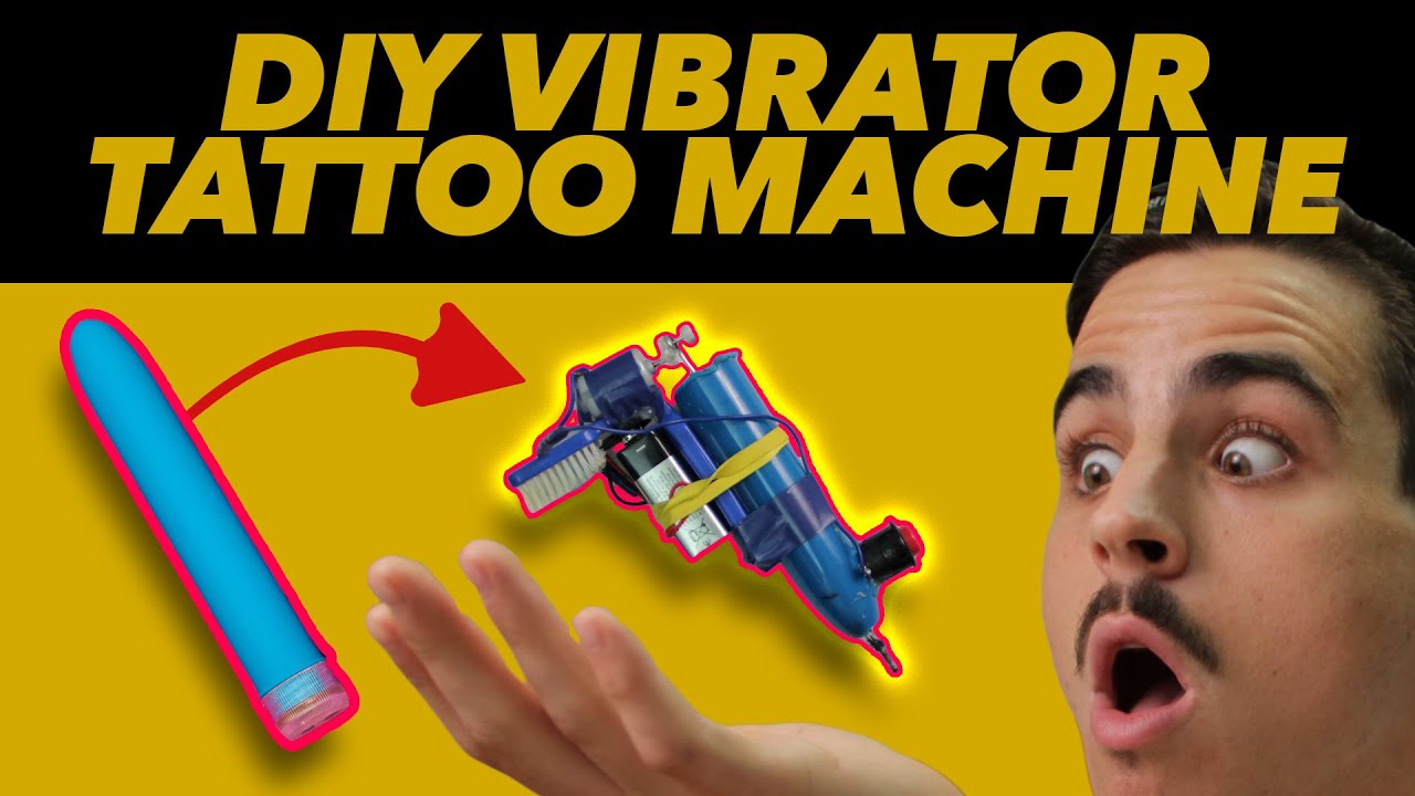 I TURNED A VIBRATOR INTO A PRISON STYLE TATTOO MACHINE - DIY - YouTube
