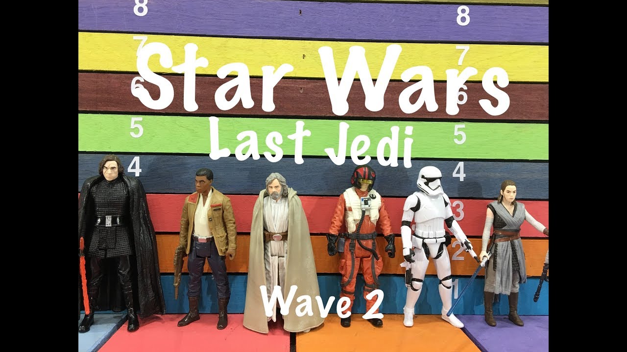 Star Wars 3 3/4" , THE LAST JEDI Wave 2 action figure toy review - YouTube