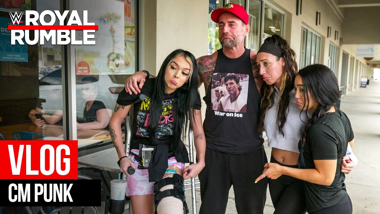 CM Punk surprises Cora Jade: Royal Rumble 2024 Vlog - YouTube