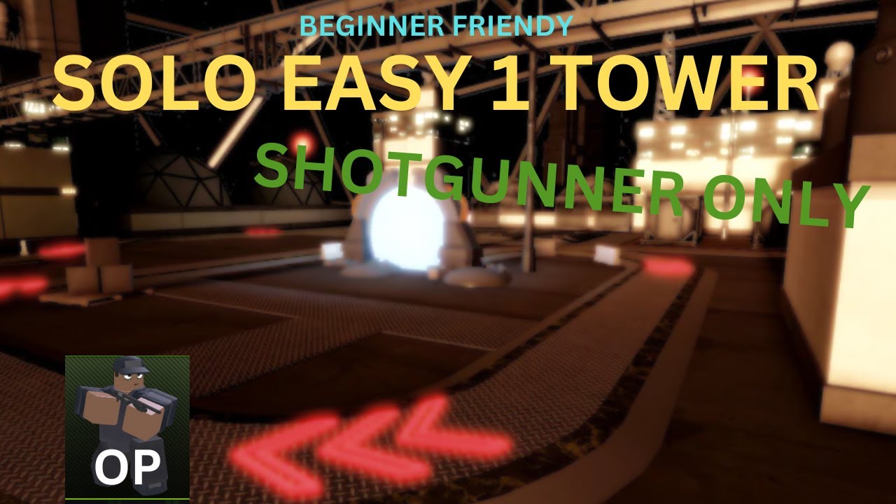 Tower Defense X Solo Easy Win With 1 TOWER - YouTube