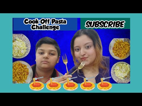 Pasta Cook Off First Ever Cook Off & Eating Challenge Together!! - YouTube