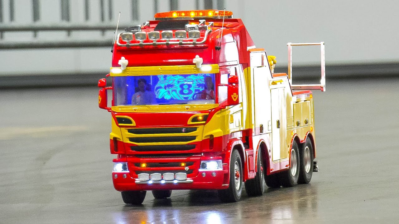AWESOME RC MODEL TRUCK COLLECTION, RC RESCUE TRUCKS, RC DUMPER VOLVO ...