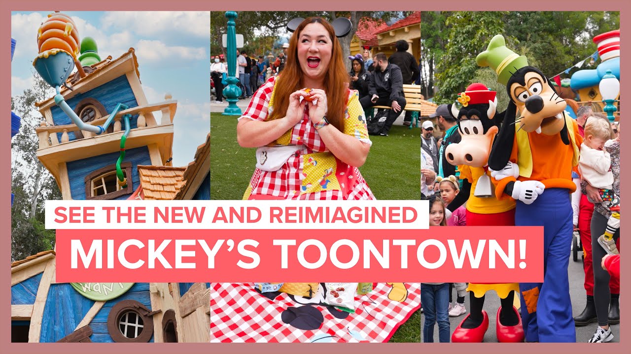New and Improved Toontown in Disneyland! - YouTube