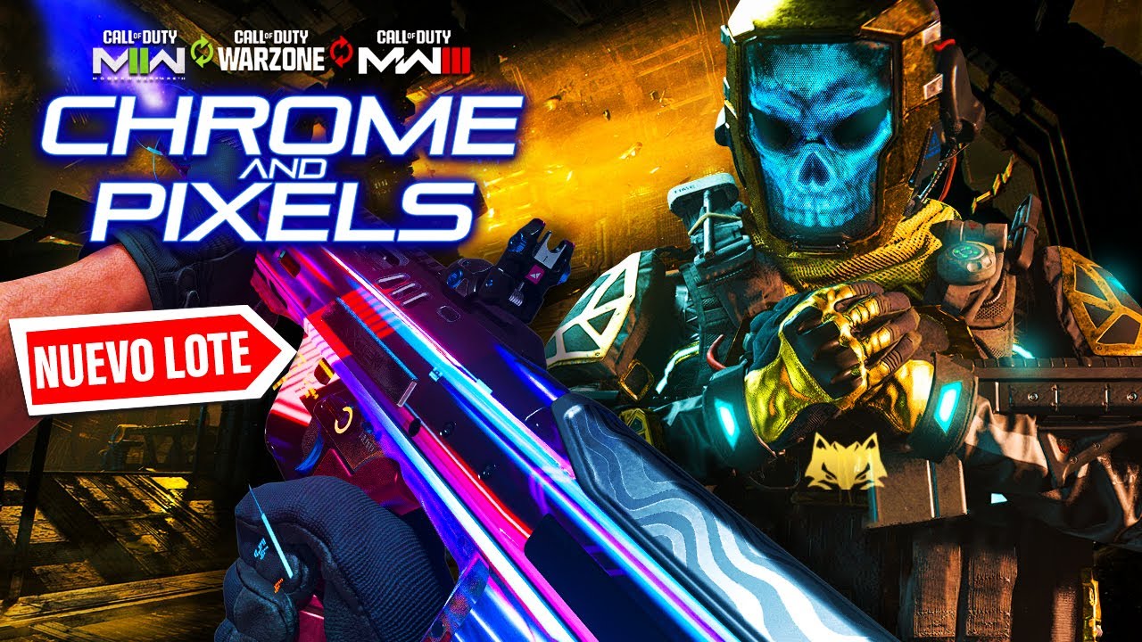 Lote CROMO Y PIXELES para WARZONE, MW2 Y MW3 (CHROME & PIXELS) - YouTube