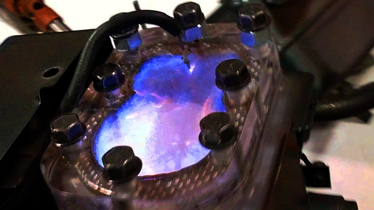 See Through Engine Running Propane Test - IT RAN !! UPDATE Sneak Peek ...