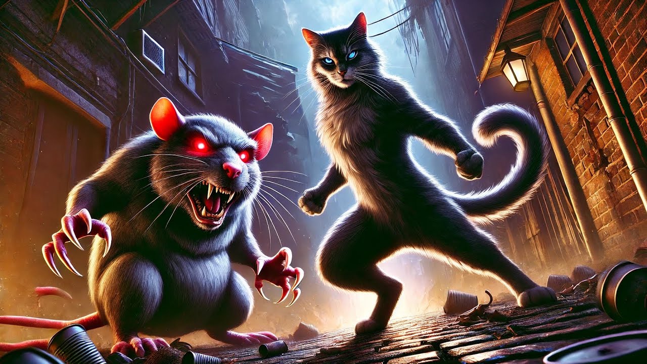 Cat Vs rat 😹 story video you must watch it! - YouTube