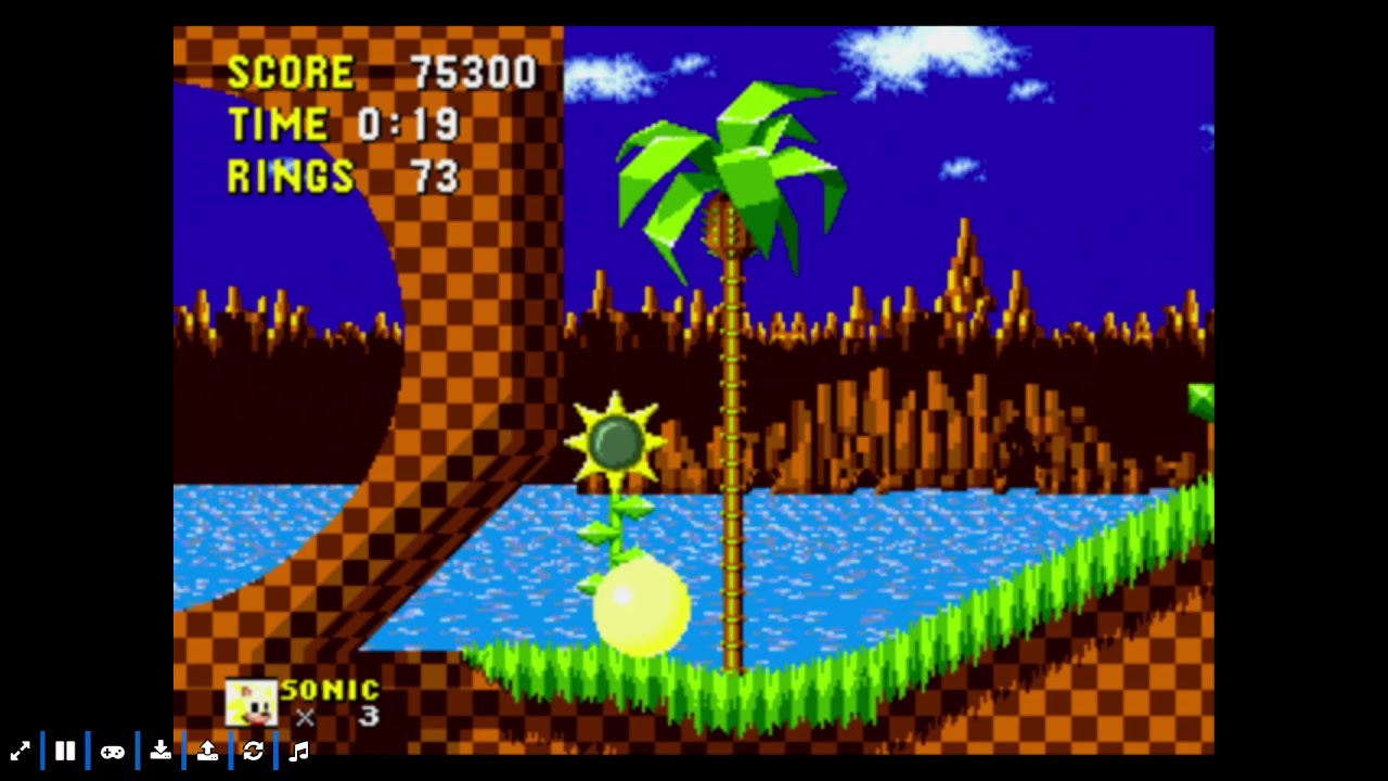 sonic 1 gameplay with super sonic! sonic#sega#1991#superupdaay - YouTube