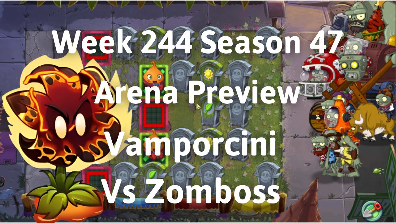 PvZ 2 Arena Preview Next Week Arena Meteor Flower Tournament Week 244 ...