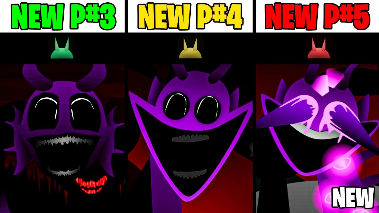 New Phase 3 VS New Phase 4 VS New Phase 5 in Incredibox Sprunki (New ...
