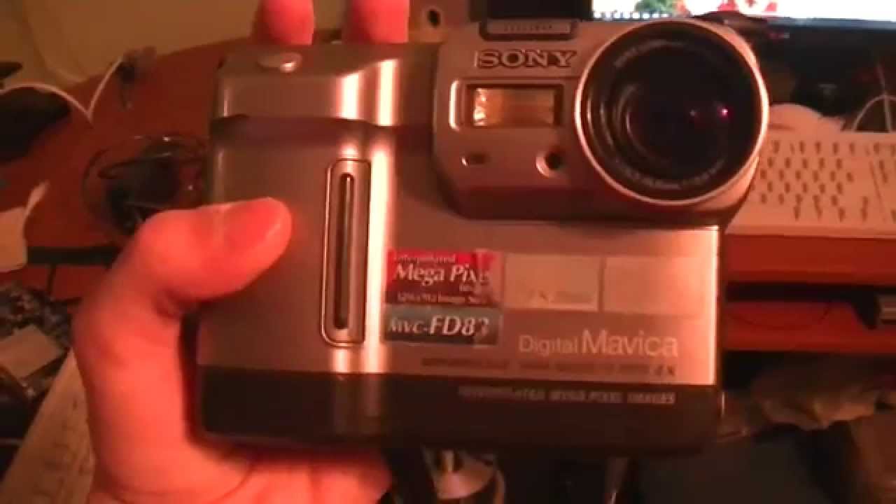 Sony Mavica MVC-FD83 Floppy Disk Camera - YouTube