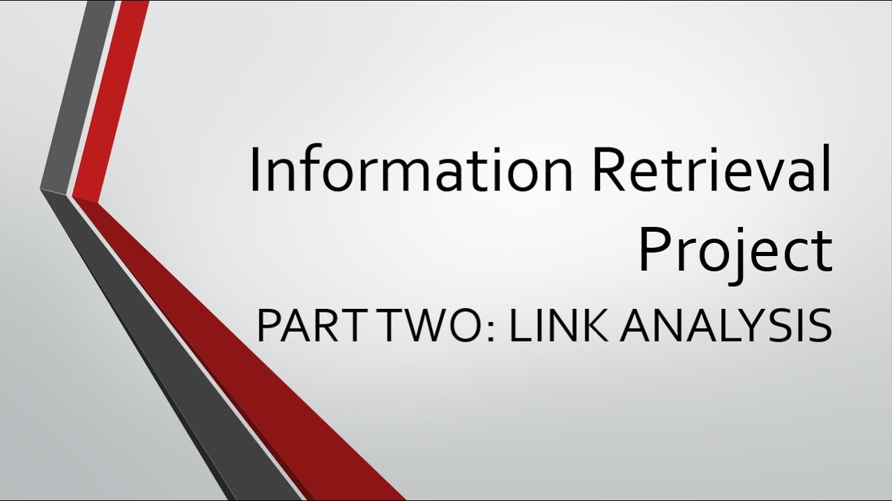 Information Retrieval Project Part 2 Instructions - YouTube