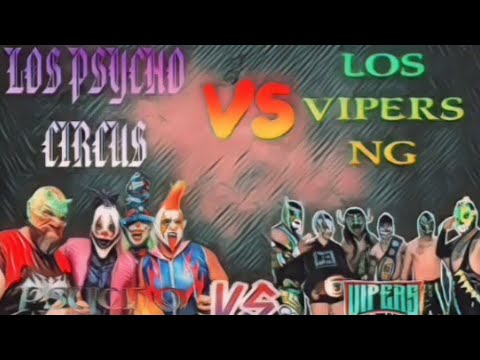 LOS PSYCHO CIRCUS VS LOS VIPERS NG LUCHA EN JAULA - YouTube