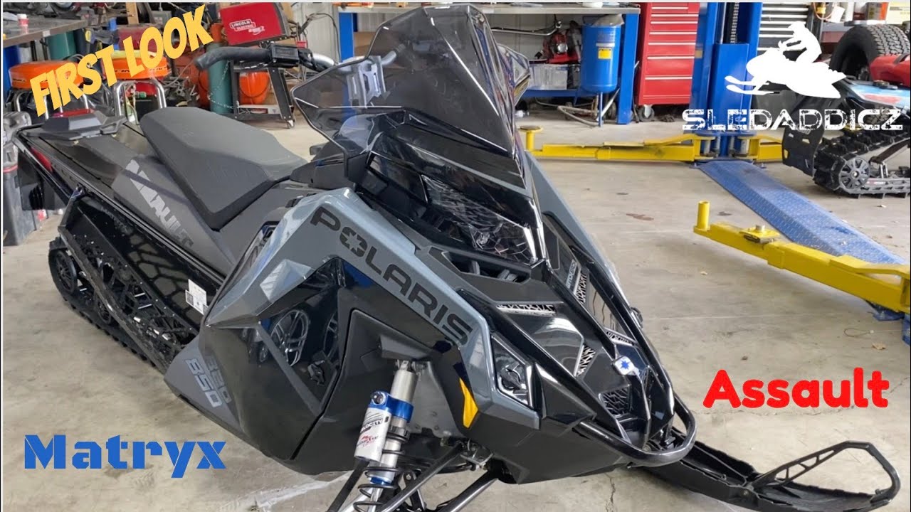 First look | 2021 Polaris Matryx Assault 850 - YouTube