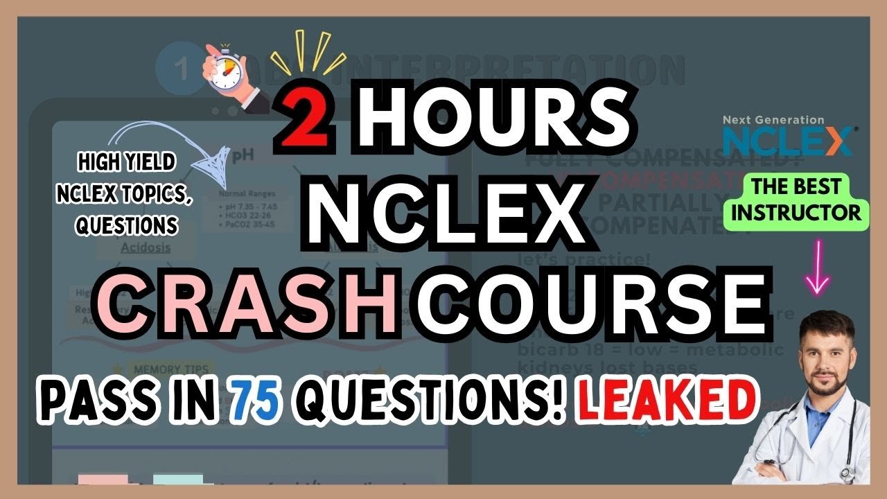 2-Hour Ultimate NCLEX Mastery Course | Pass the NCLEX Fast and Easy ...