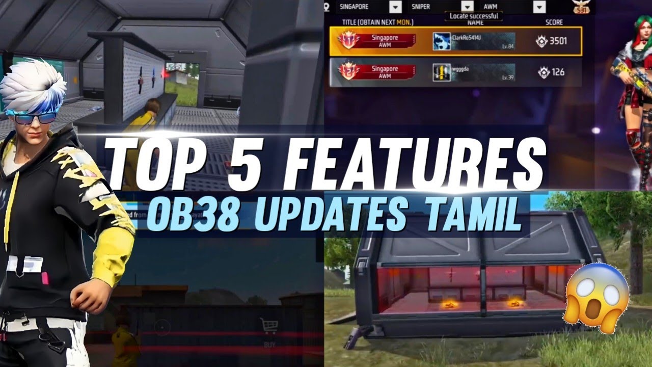 Top 5 New Features Ob 38 Update Free Fire Max | Free Fire Ob 38 Update Full Details | Tamil ...