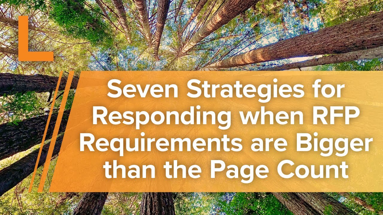 When RFP Requirements are Bigger than the Page Count - YouTube
