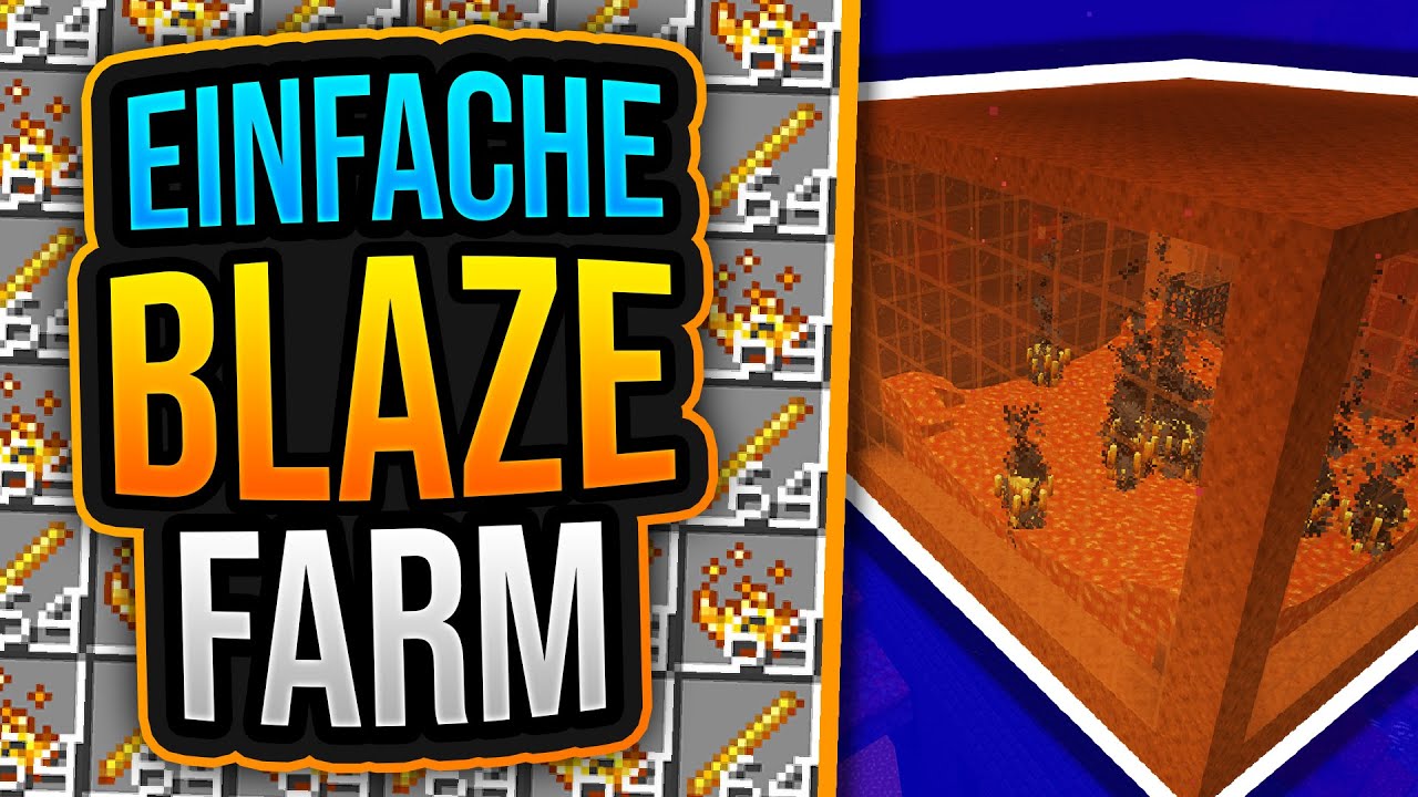 EINFACHE BLAZE FARM (Tutorial) Minecraft 1.21 - YouTube