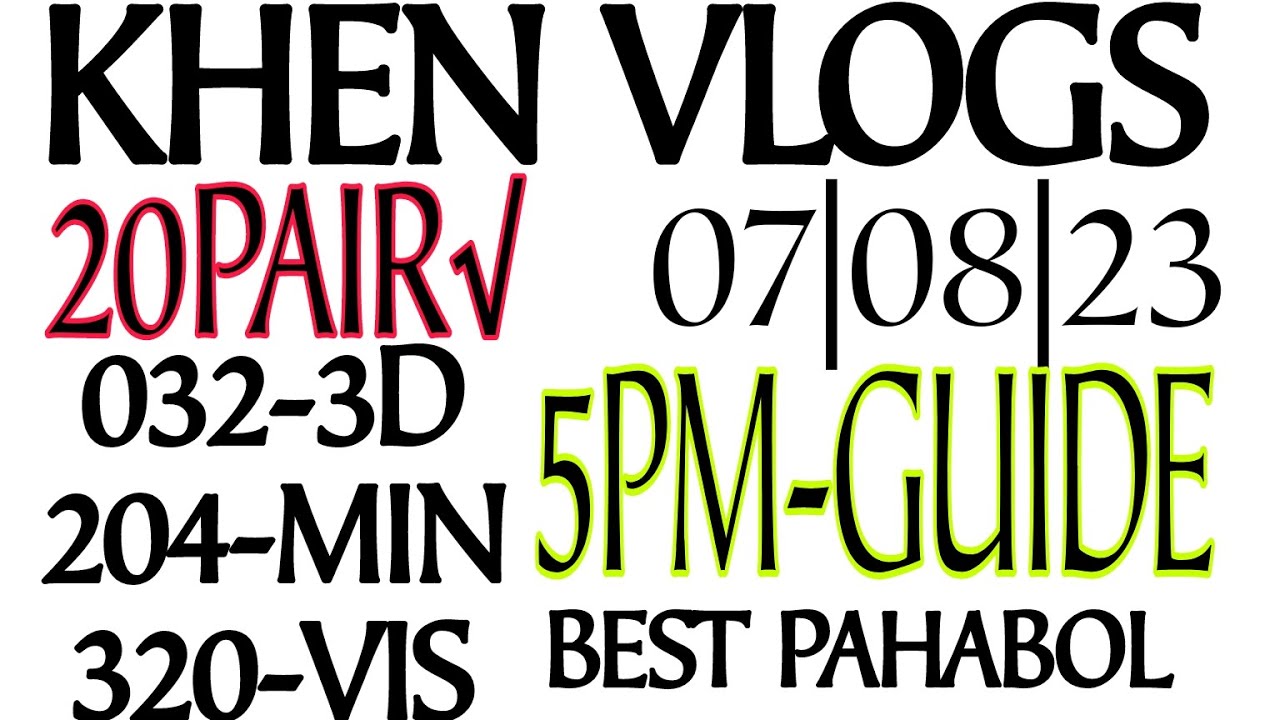 [🎥🔴] 20 PAIRS CONGRATS || 5PM BEST PAHABOL WATCH OUT LAST MINUTE NI ...