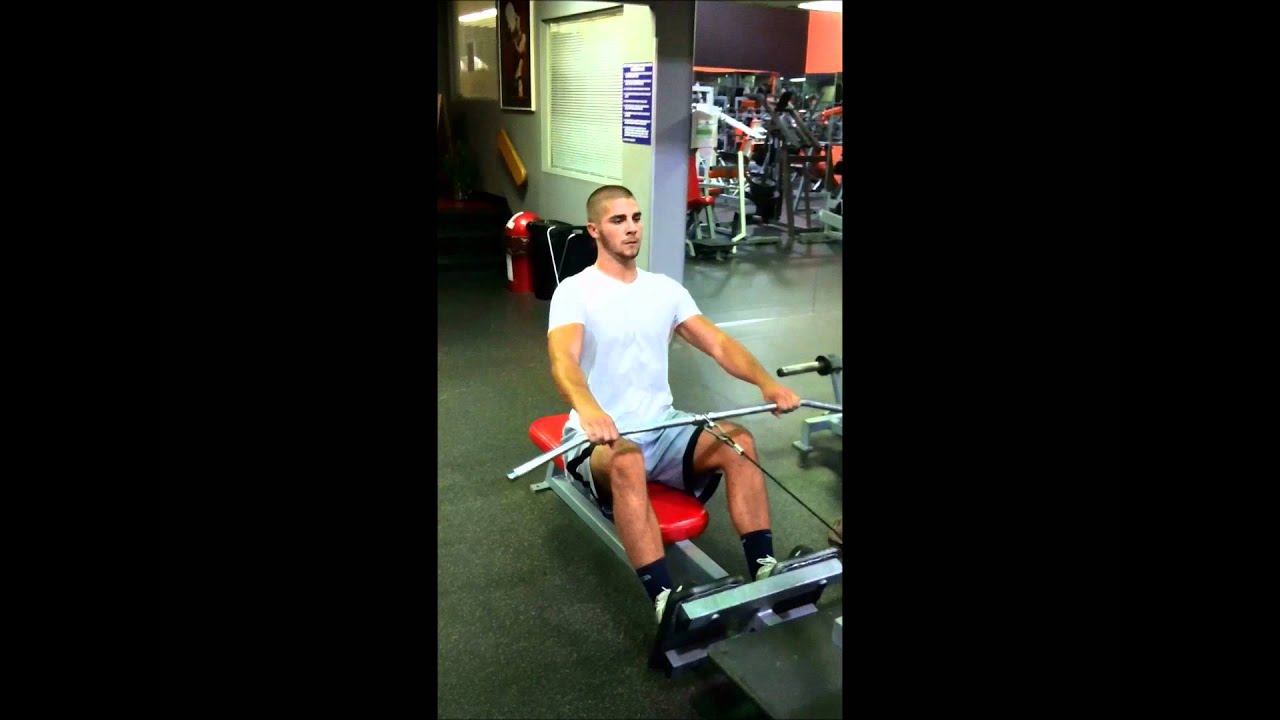 Wide Grip Seated Row - YouTube