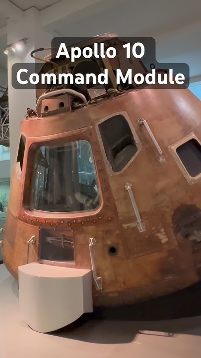 Apollo 10 Command Module Tour at London's Science Museum! #SpaceHistory #Apollo10 #moon # ...