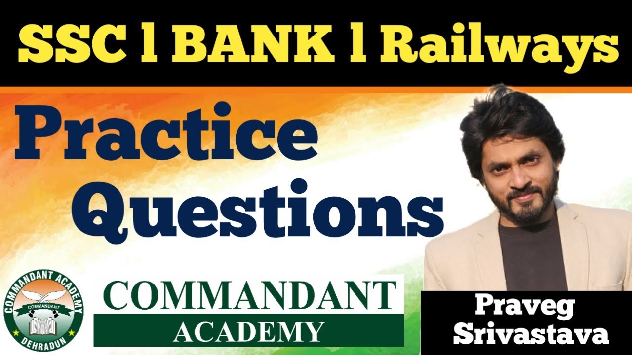 BANK l SSC l Railways l Practice Questions 2025 Target #pravegsir - YouTube