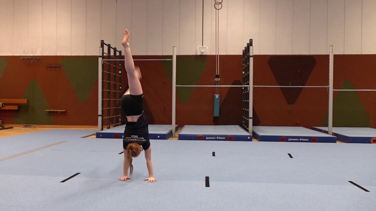 Radslag tot handstand - YouTube