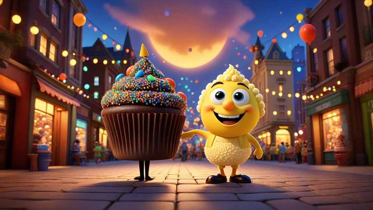 Dancing Cupcakes Parade — Yum Yum Song! | Fun Kids Nursery Rhyme | Sing ...