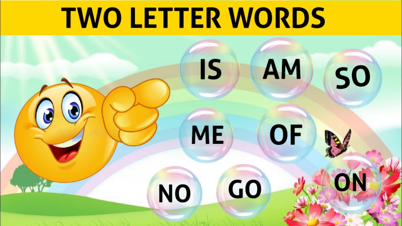 Two letter words I 2 letter words I - YouTube