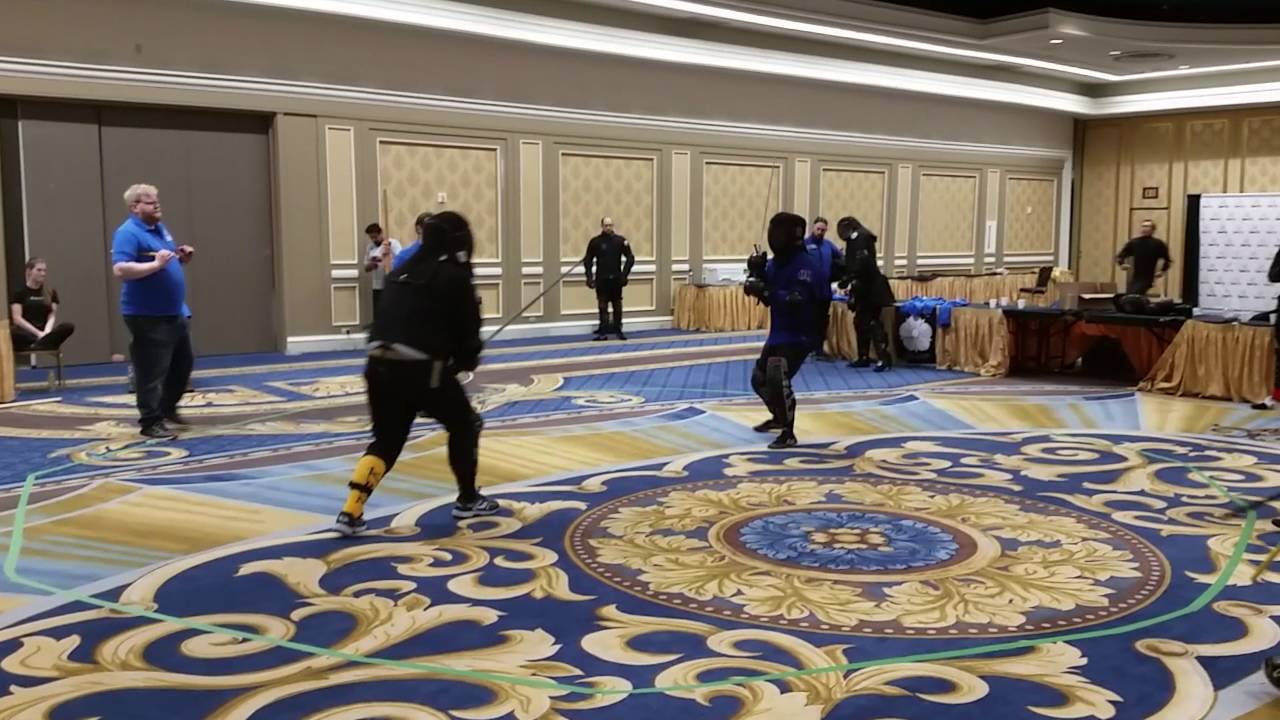 CombatCon 2016 Longsword Elims - Jay Voris vs. Allan Sherlock - YouTube