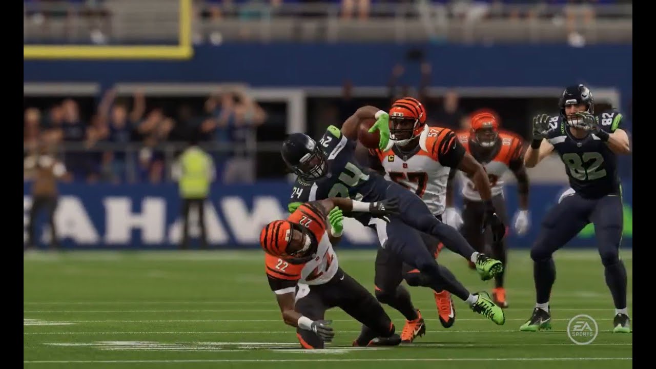 88' Bengals (25) vs 13' Seahawks (8). Classic team elimination ...