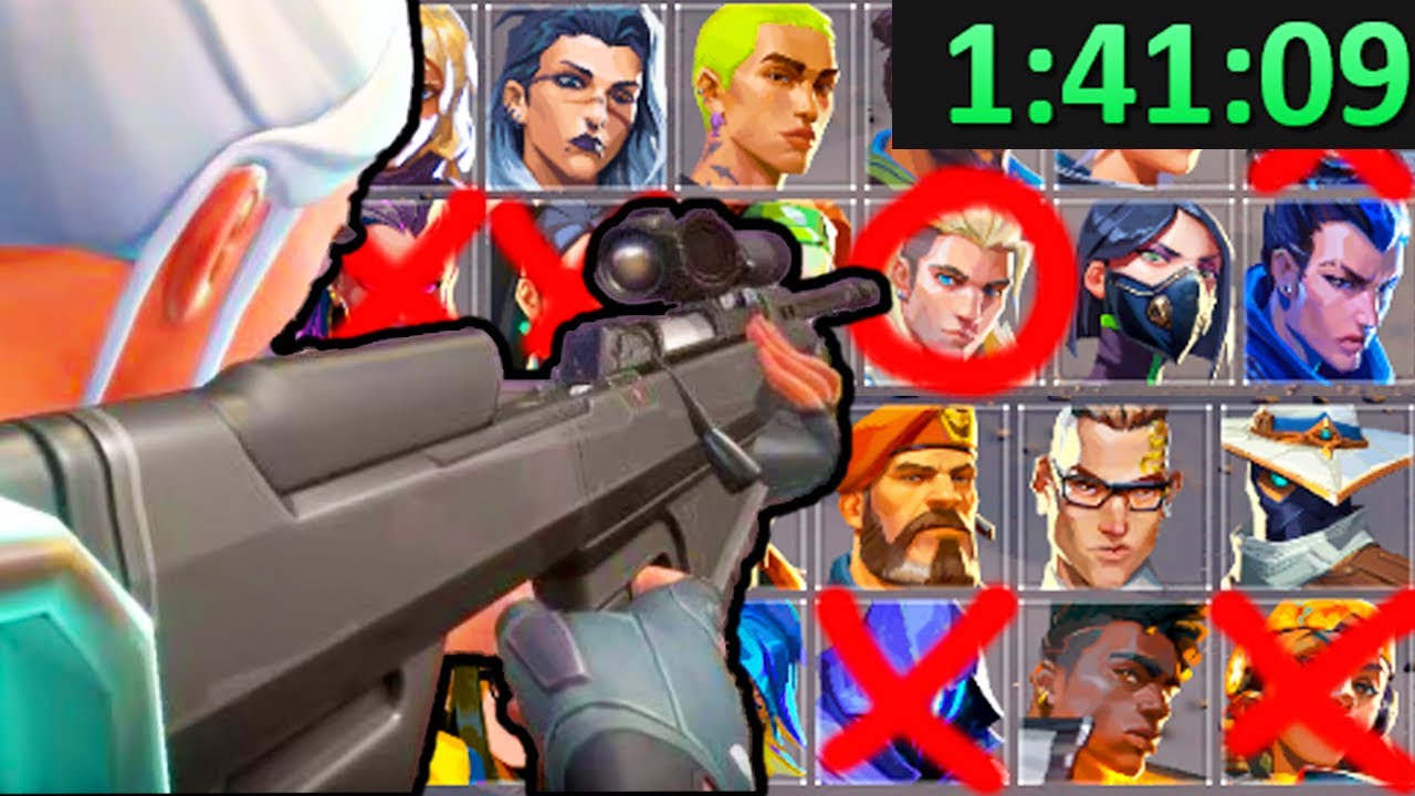 Winning With Every Valorant Agent Speedrun World Record - YouTube