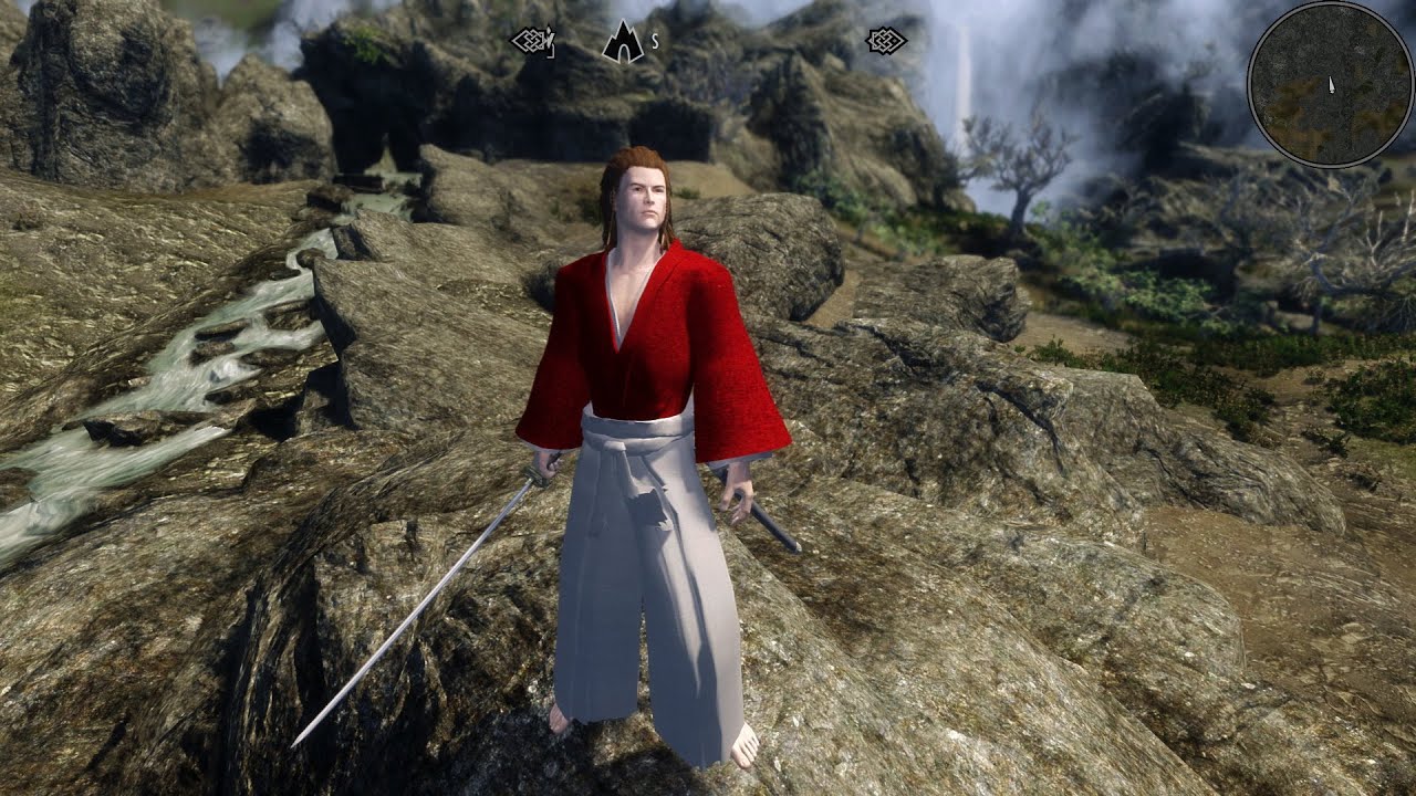 Skyrim SE Mods PC - Hakama - YouTube