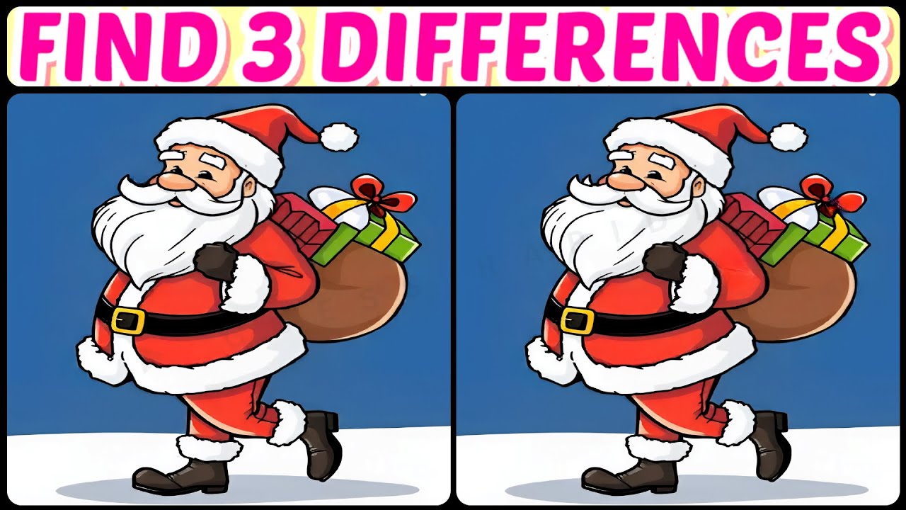 🎯Spot the Difference Brain Game Challenge👀 【Spot the 3 Differences #69 ...