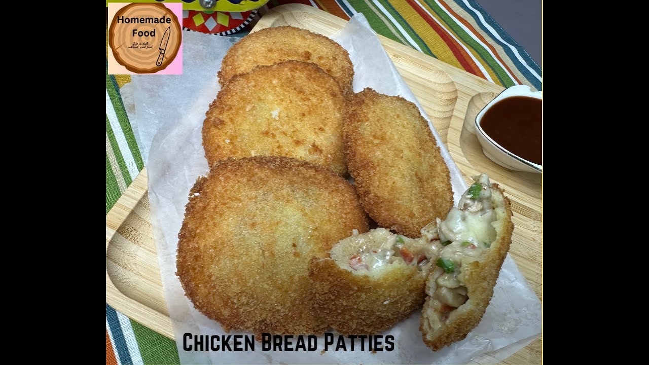 Chicken Bread Patties By Homemade Food - YouTube