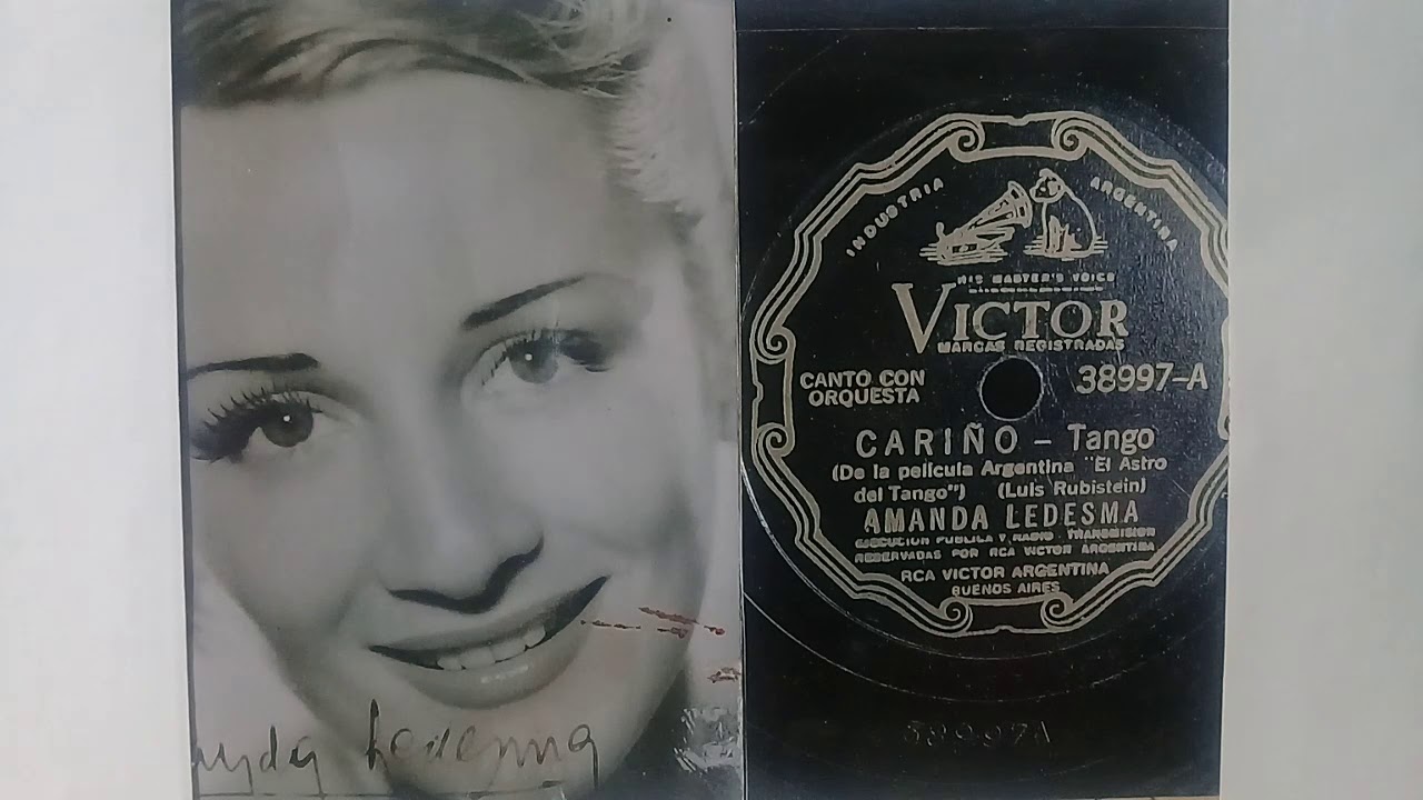 " Cariño"(tango)AMANDA LEDESMA (1940). - YouTube