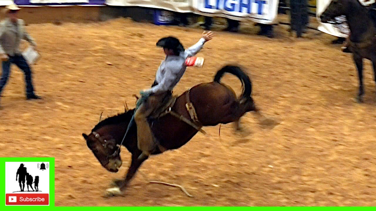Bronc Riding Set 2 - 2020 WRCA World Championship Ranch Rodeo | Friday ...