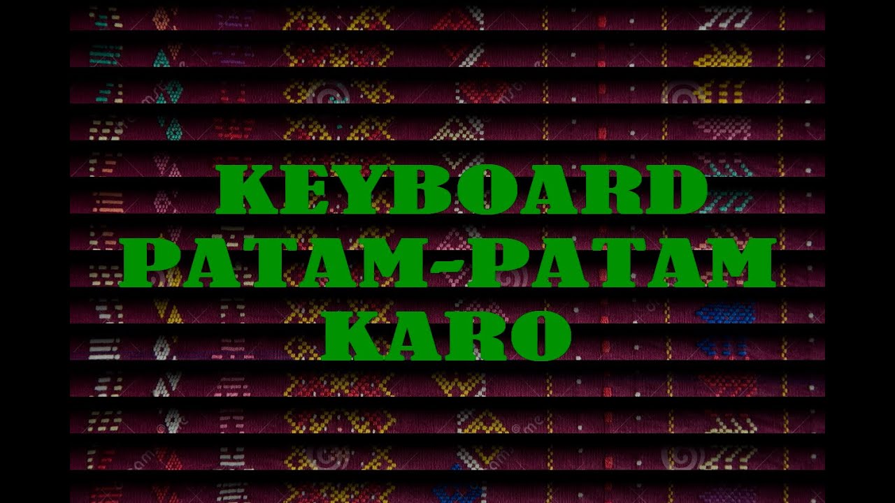 Instrumental Patam KARO Panggung Landek - YouTube